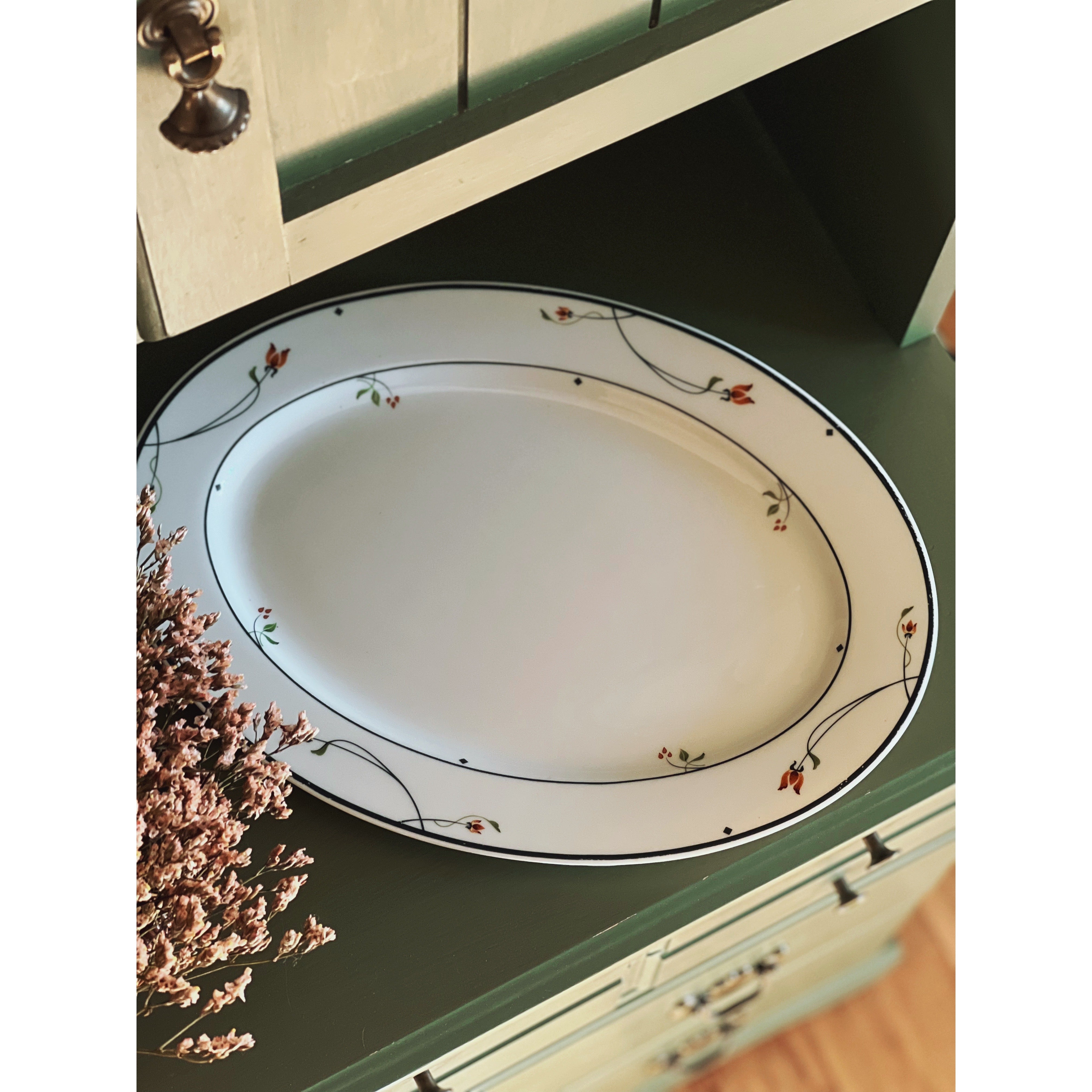 Vintage Gorham Ariana Town & Country Oval Platter – feastvintage